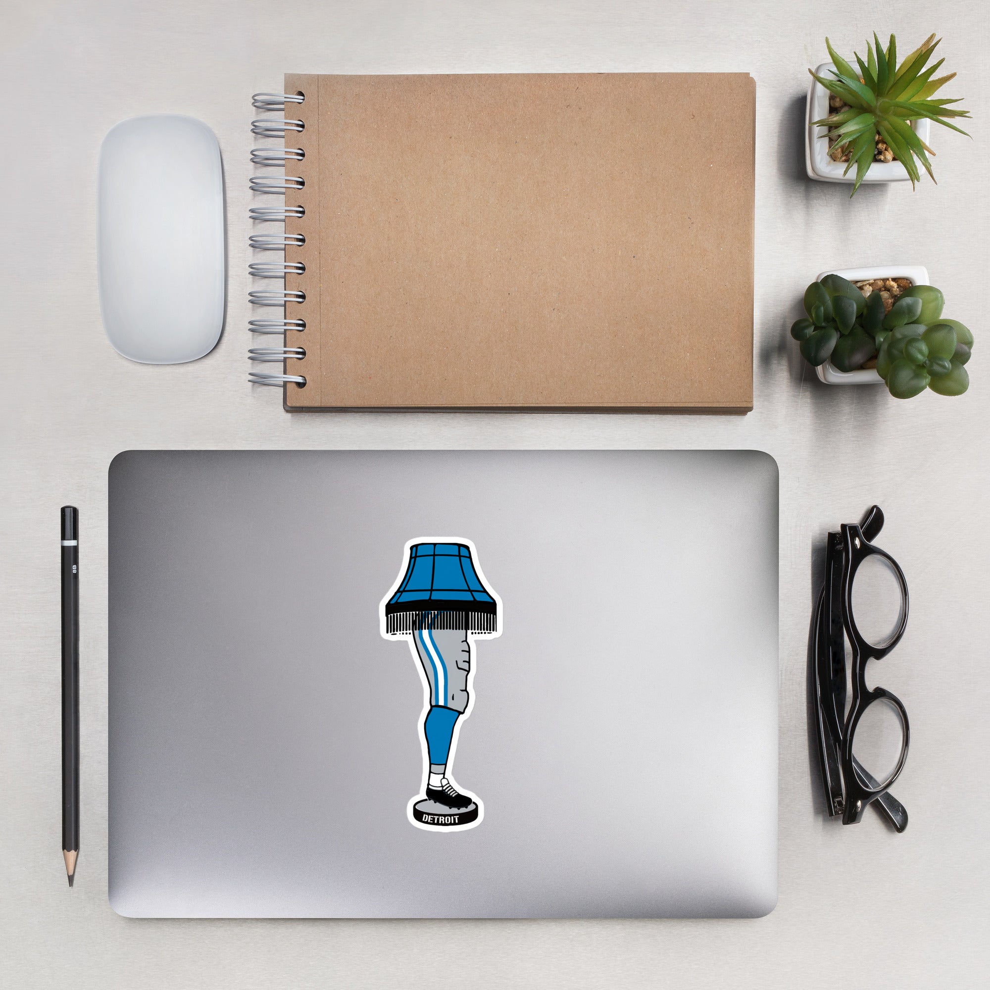Detroit Leg Lamp - Kiss Cut Decal – Retro Michigan