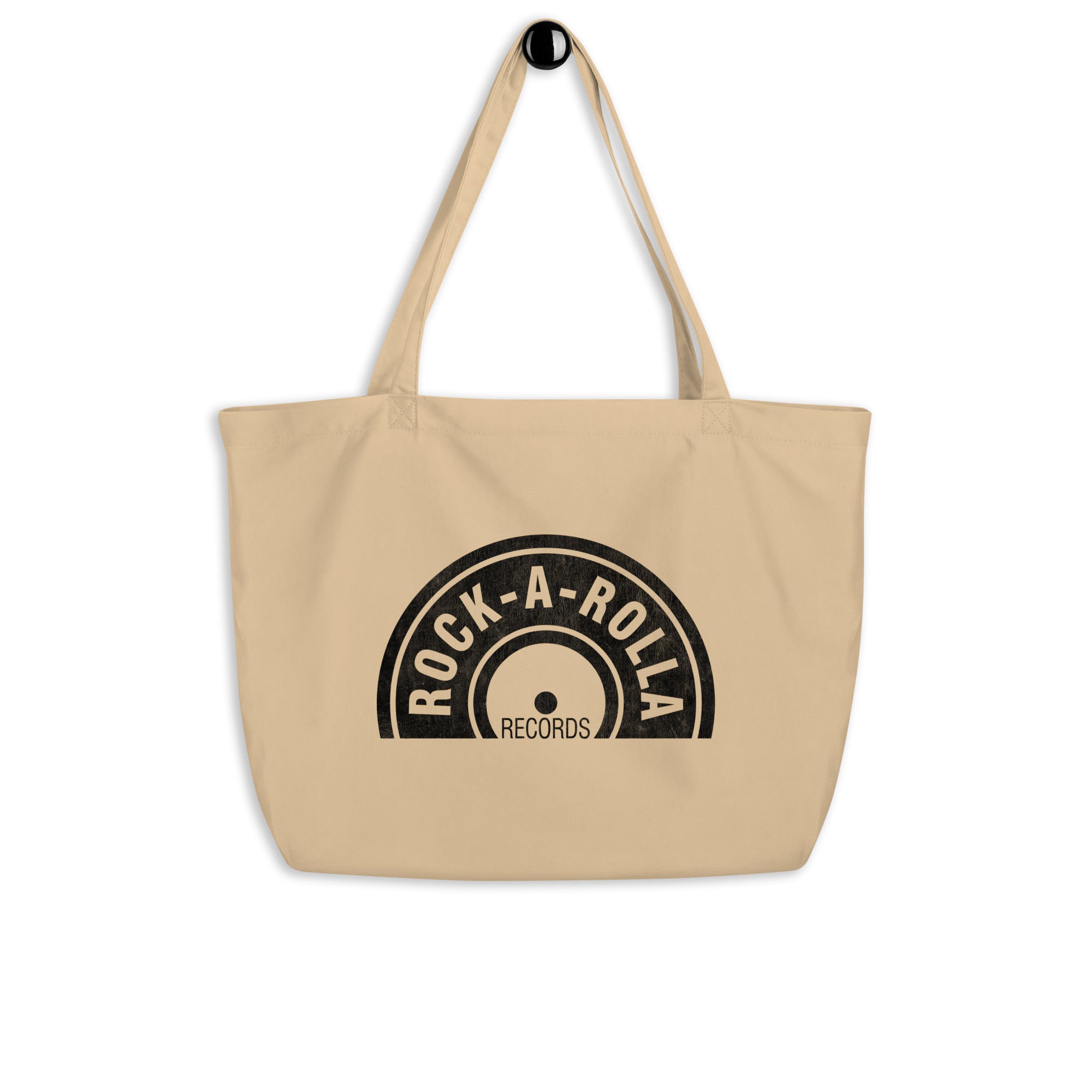 Rock A Rolla Records - Large organic tote bag – Retro Michigan