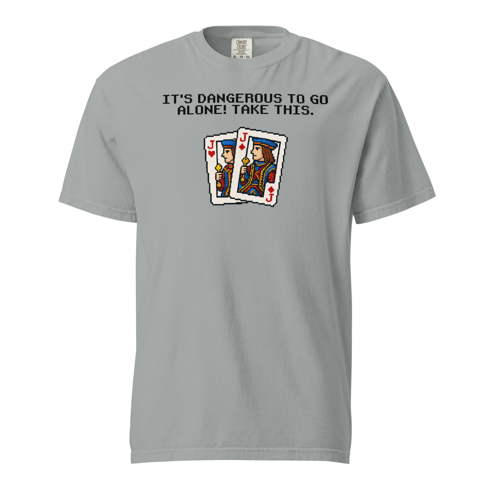Euchre, It's Dangerous to go Alone 16 bit- Comfort Colors Tee – Retro ...
